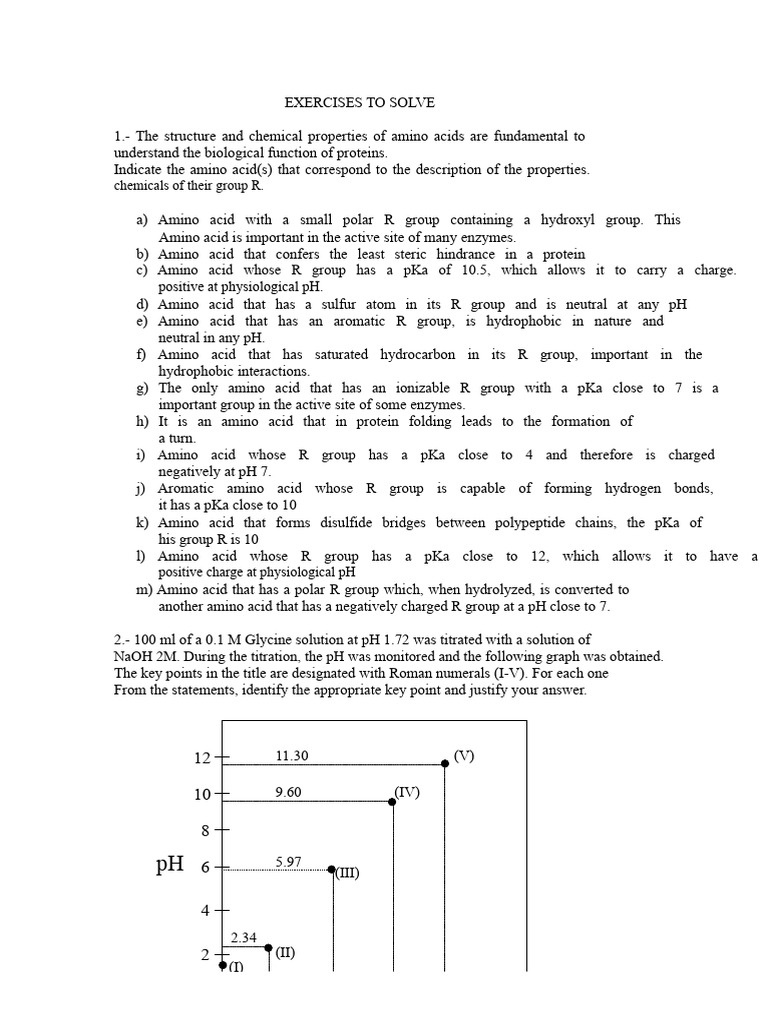 Amino Acids and Titration Analysis | PDF | Amino Acid | Acid