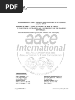 AACE-Nº-18R-97 - Estimated Cost Classification System PDF | PDF ...
