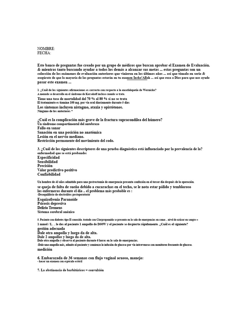 Preguntas de Mccee | PDF | El embarazo | Depresión (estado de ánimo)