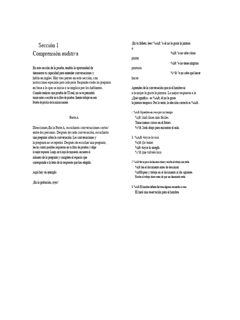 PDF Toefl Itp Practice Test B DD | PDF | Aves | Piano