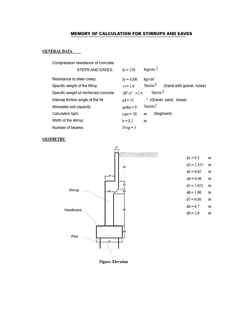 Calculation of Stirrups and Bridge Cantilevers | PDF | Structural Engineering