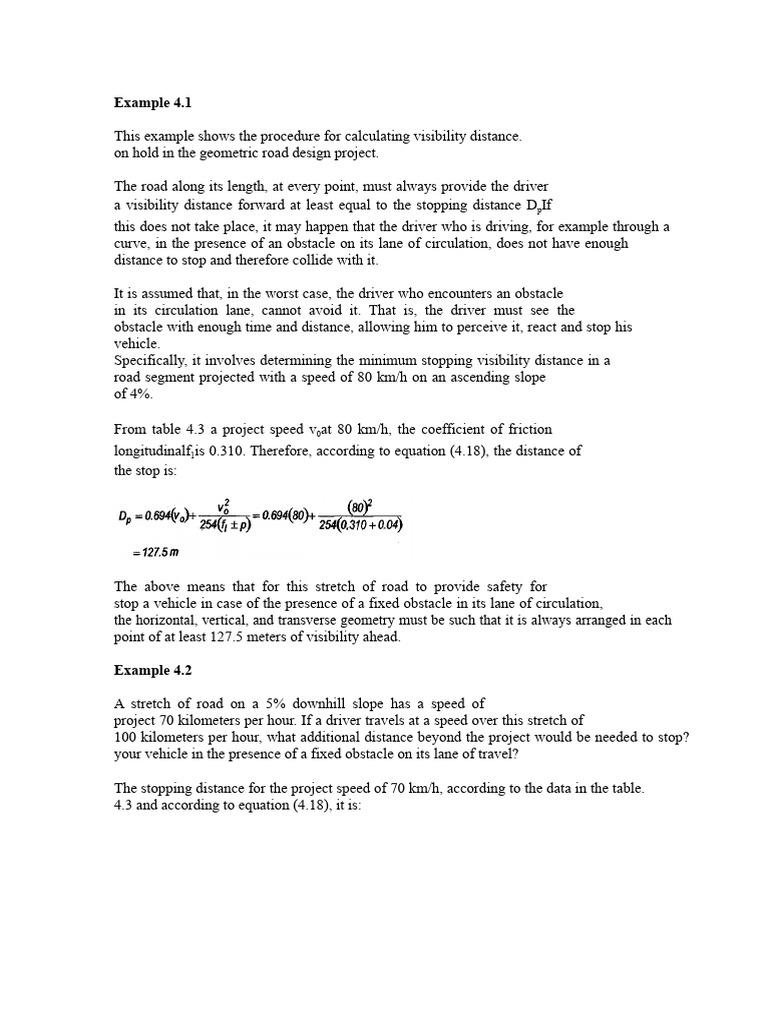 Calculating Road Visibility Distances | PDF | Traffic Light | Traffic