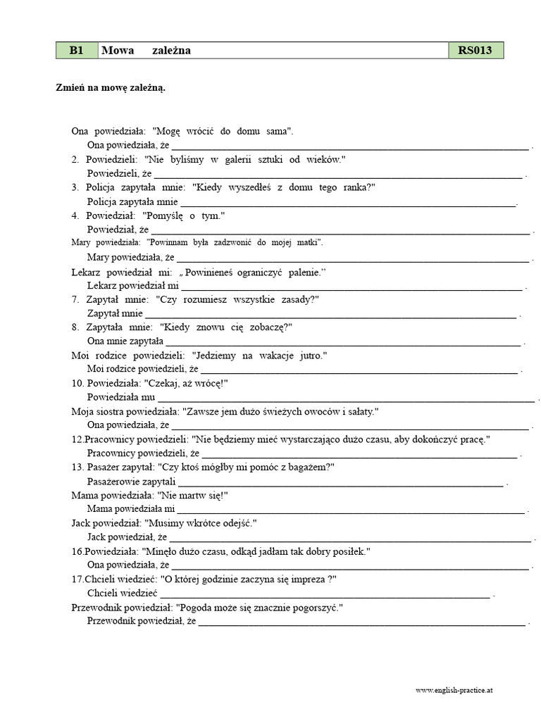 rs013 Zgłoszona Mowa | PDF