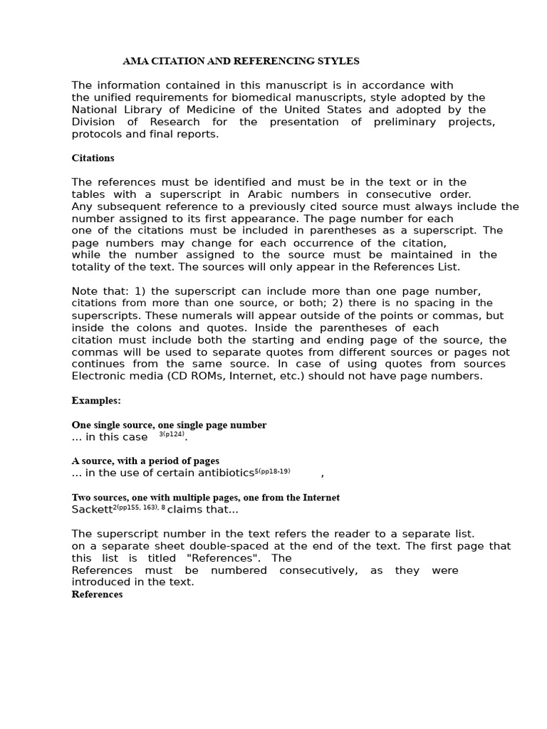 Ama Styles of Citation and Referencing | PDF | Citation | Books