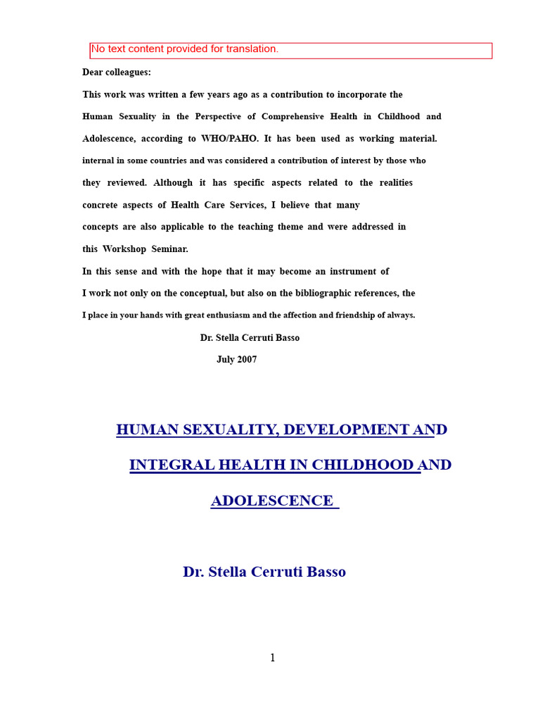 Human Sexuality 163 pag.pdf | PDF | Adolescence | Gender Studies