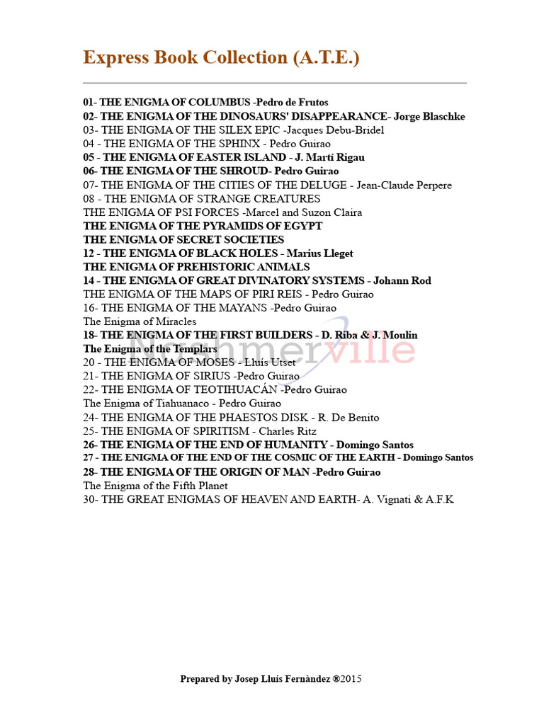 Collection - Express Book (A.t.e.) | PDF