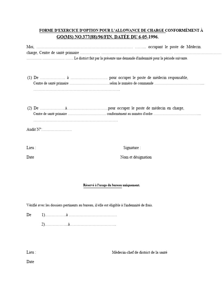 Allocation de Charge | PDF