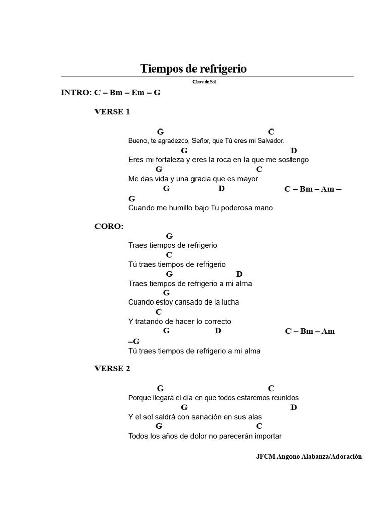 Tiempos de Refrigerio en Adoración | PDF