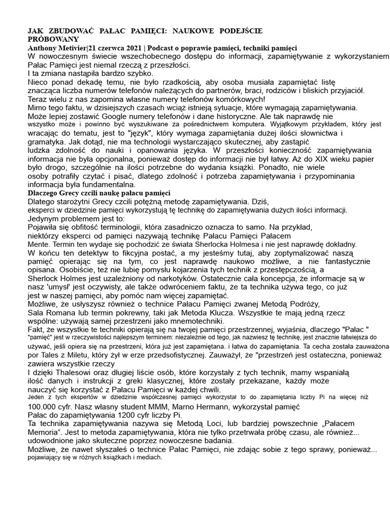 Anthony Metivier MMM | PDF