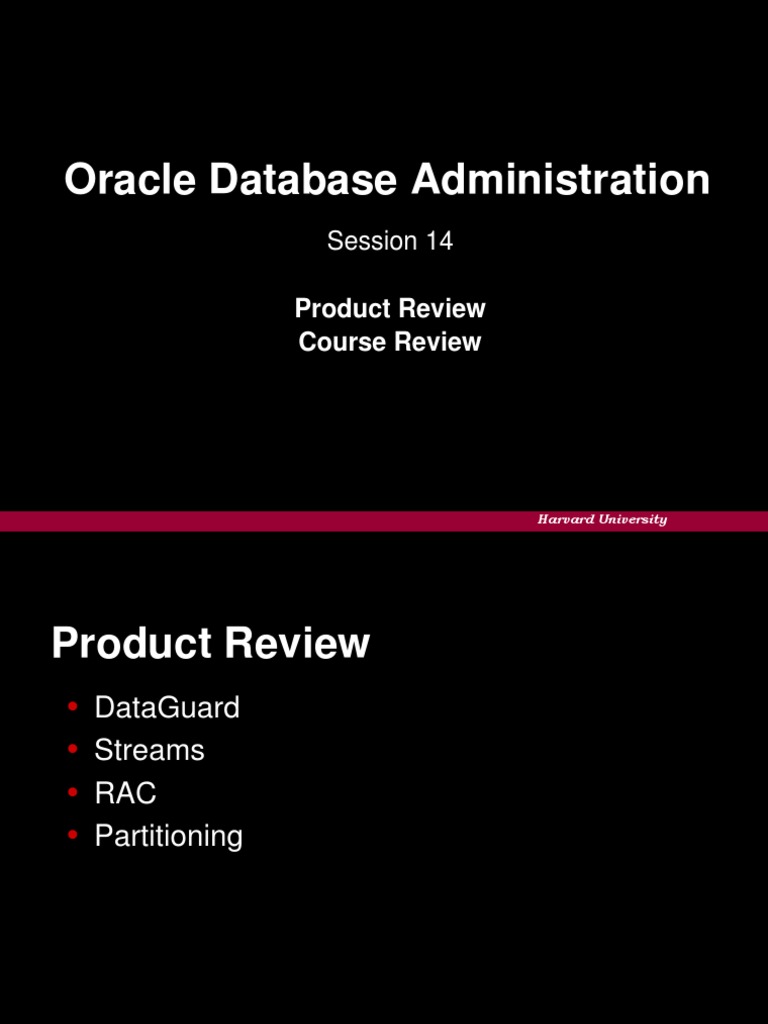 Session14 2009 | Download Free PDF | Oracle Database | Databases