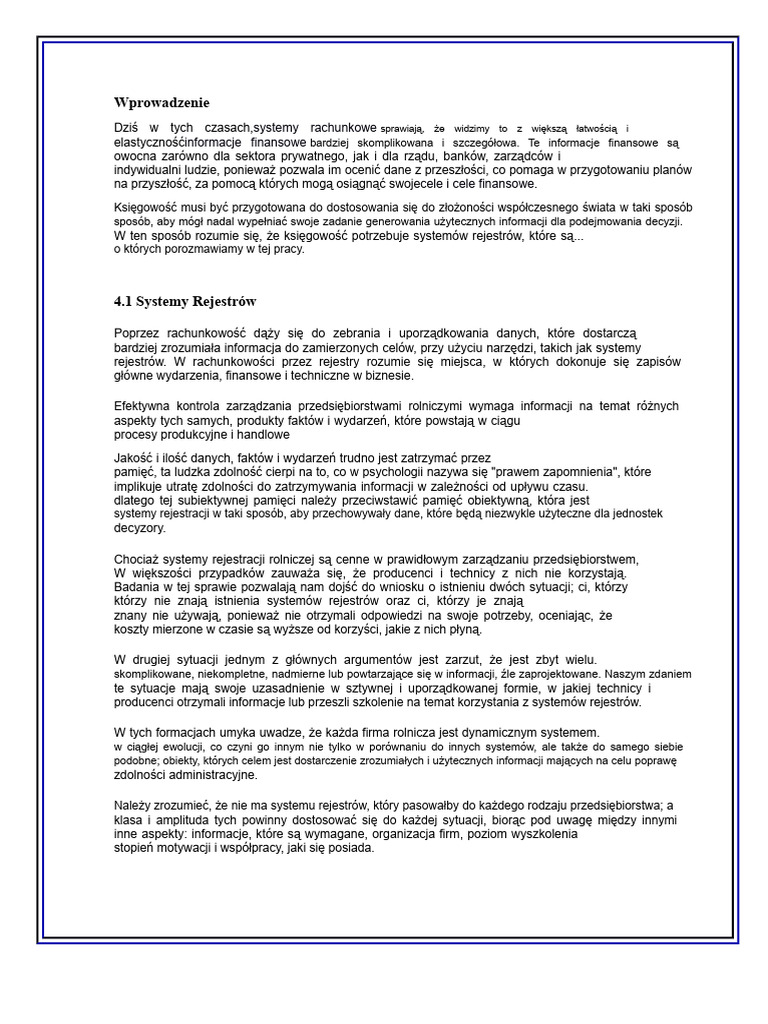 Systemy Rejestrów | PDF