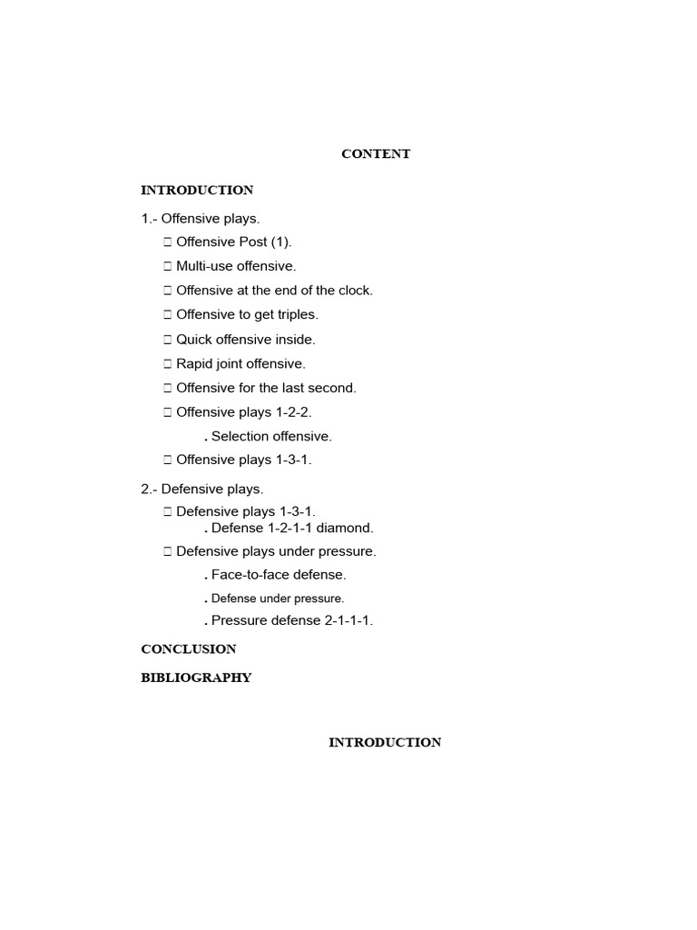 OFFENSIVE AND DEFENSIVE TACTICS OF BASKETBALL - copy | PDF | Sports ...
