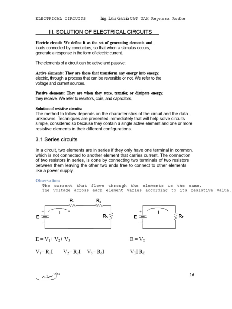Electrical Circuit Solutions Explained | PDF | Electrical Network ...