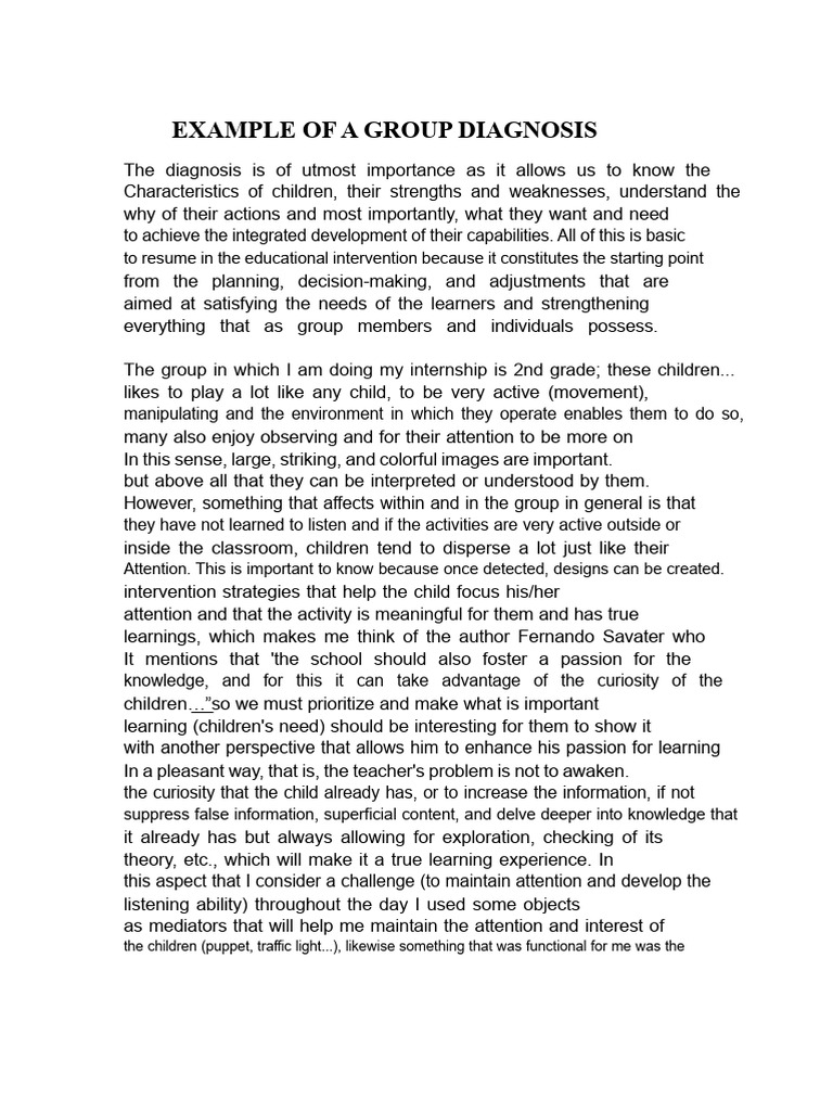 Group Diagnosis for 2nd Grade Learners | PDF | Learning | Perception