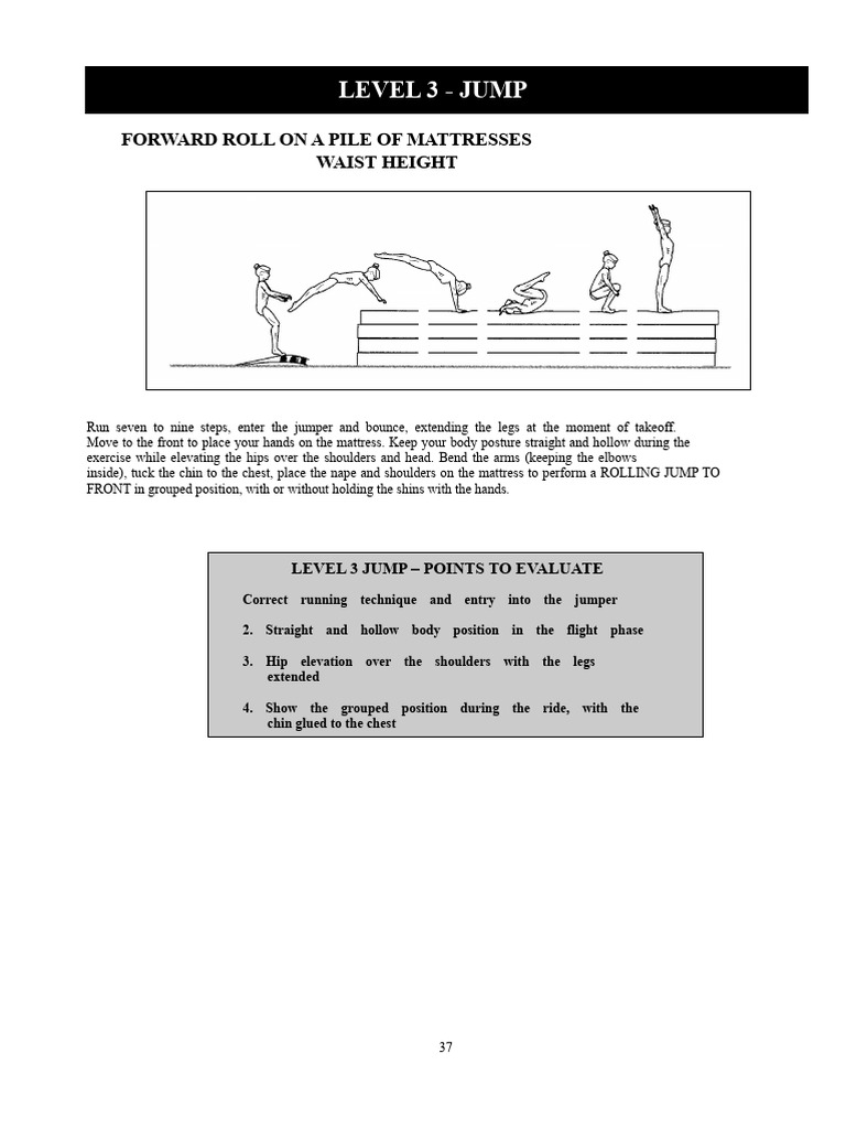 Level 3 Jump Techniques and Evaluation | PDF