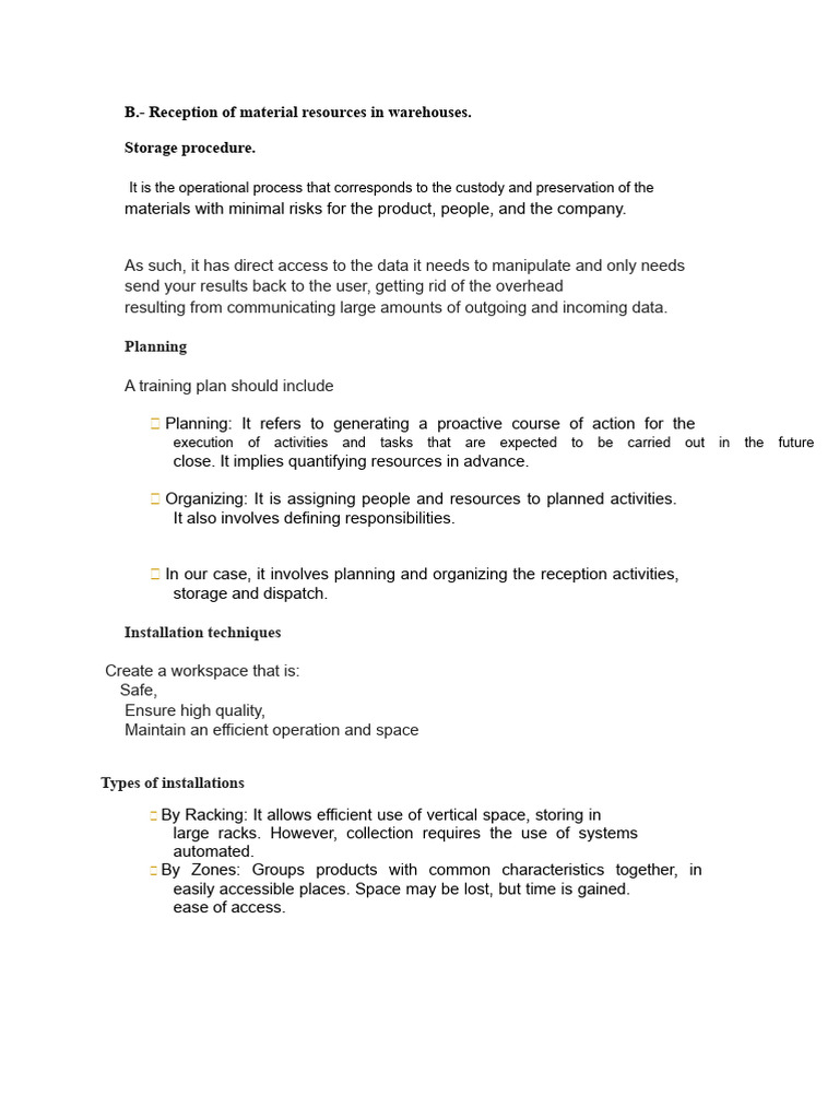 Warehouse Material Reception Procedures | PDF | Warehouse | Computing