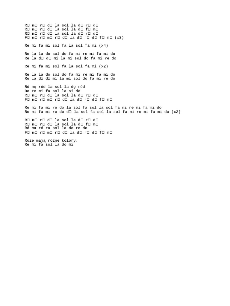 Piosenka Fairy Tail Flet Prosty | PDF