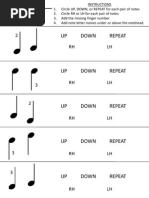 Grand Staff Note Identification Practice 1 | PDF