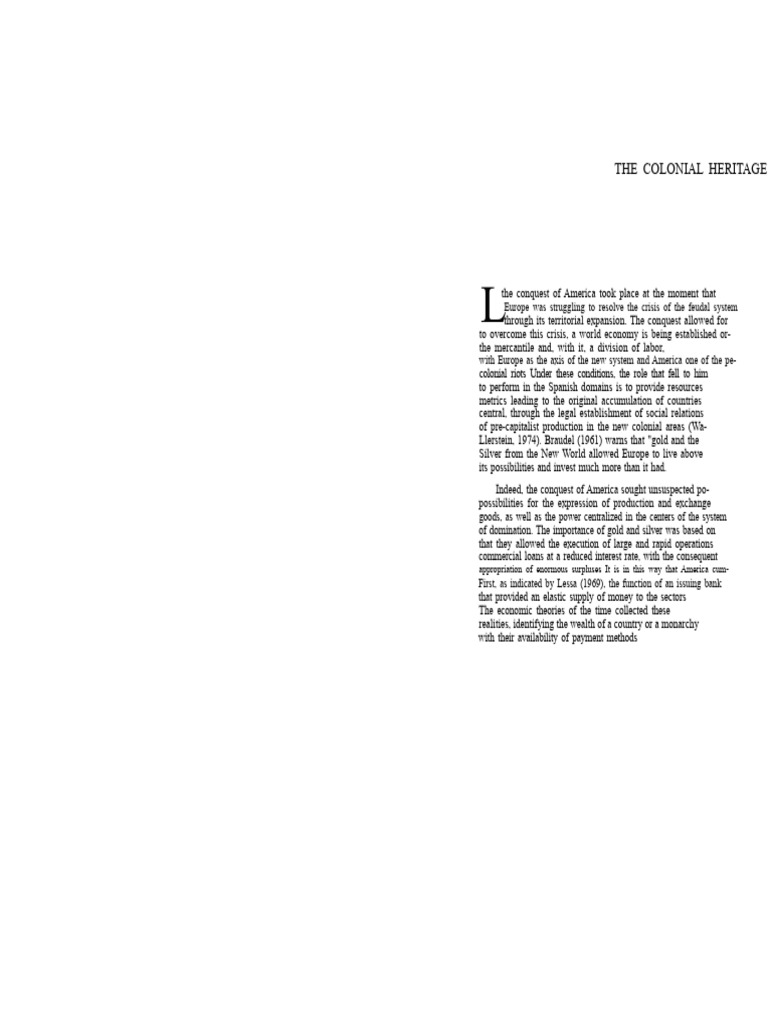 Colonial Economic Impact in America | PDF | Spanish Colonization Of The ...