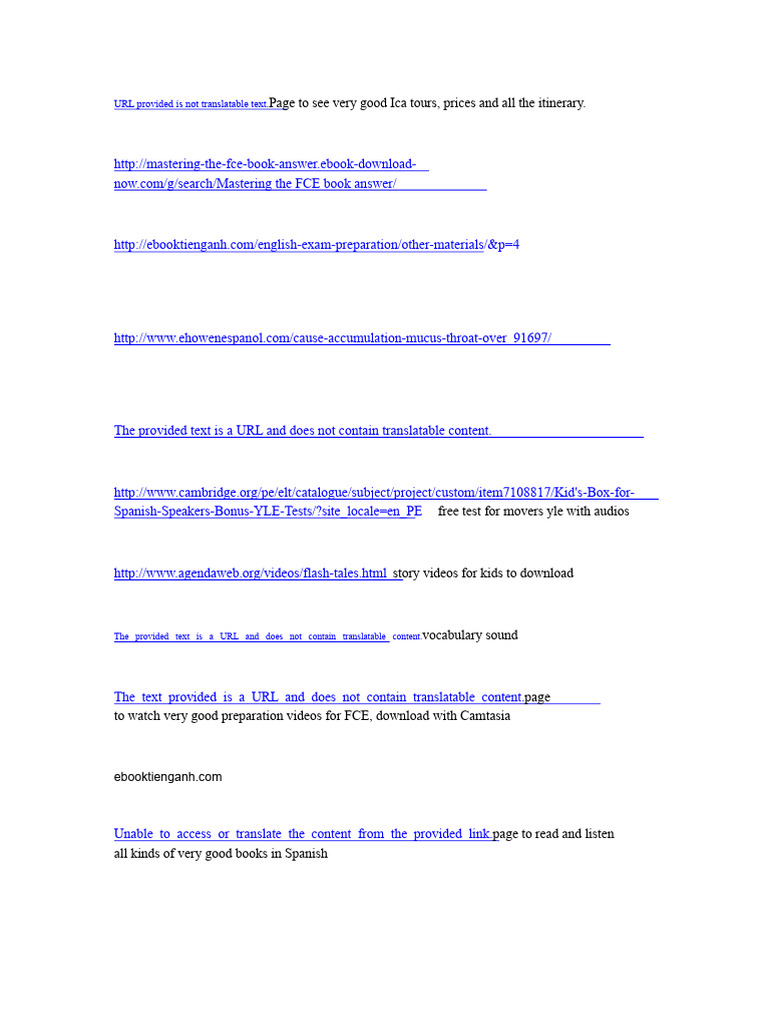 FCE Exam Preparation Resources | PDF