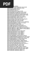 Renault DF Fault Code List | PDF | Fuel Injection | Throttle