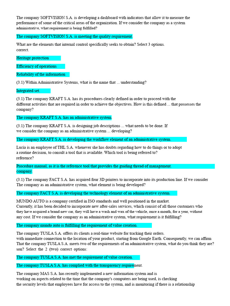 2nd Partial Organizational Information Systems | PDF | Information System | Internal Control