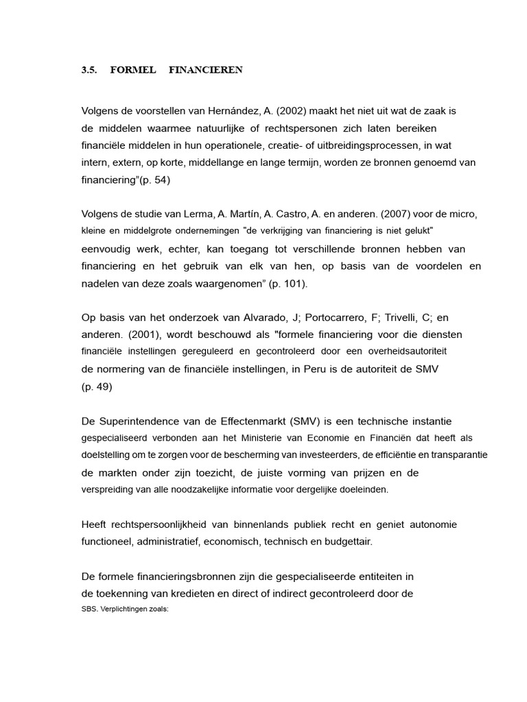 Formele en Informele Krediet | PDF