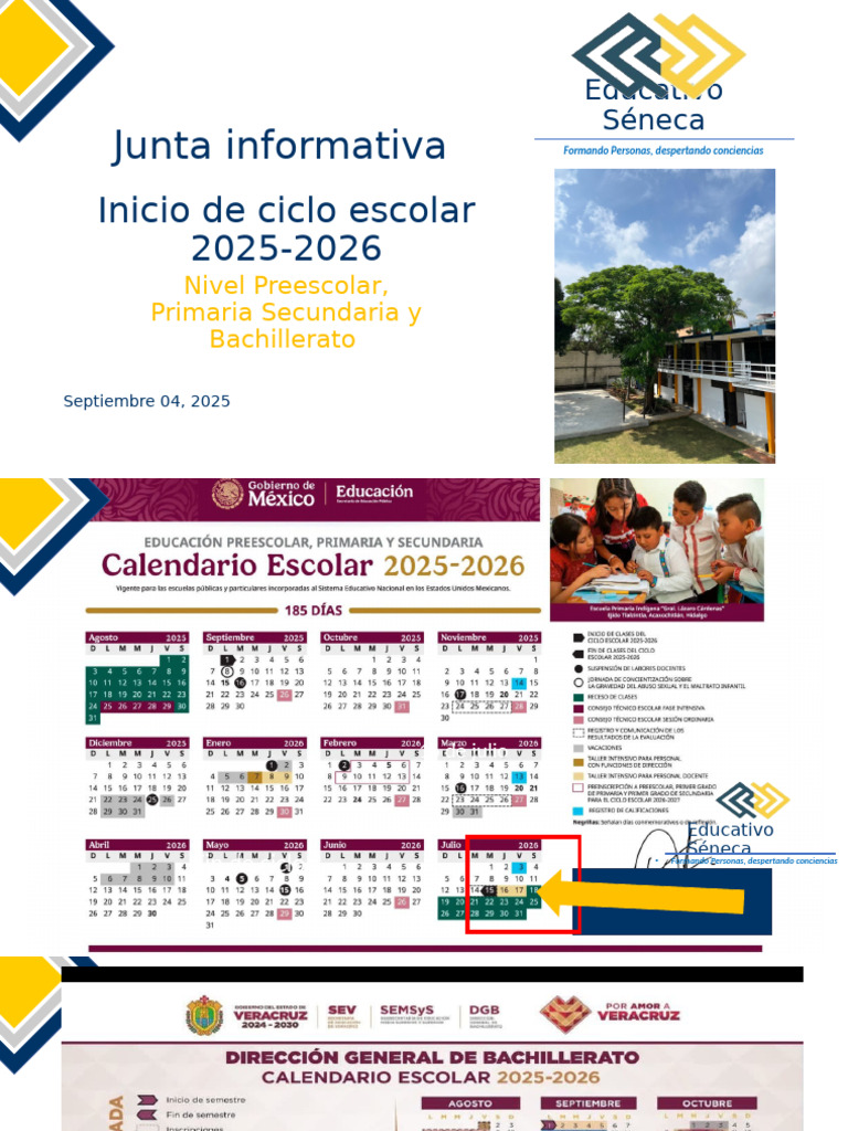 Junta General Con Padres de Familia Inicio de Ciclo 2025 2026 | PDF ...