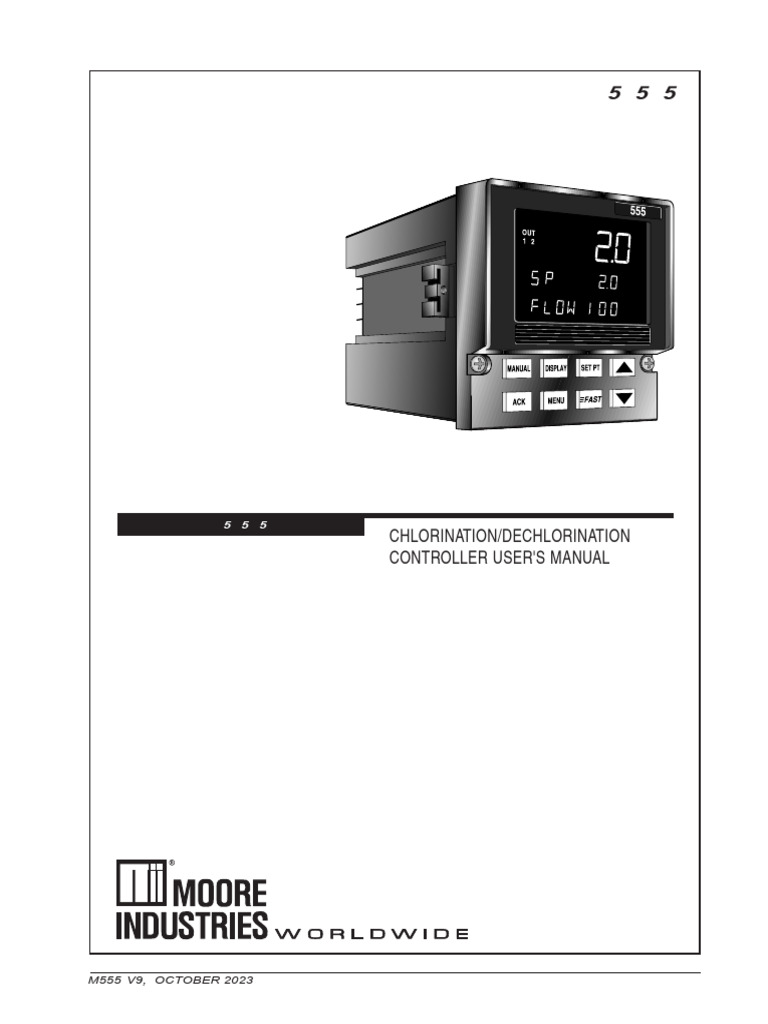 555 Installation Manual Moore Industries | PDF | Parameter (Computer ...