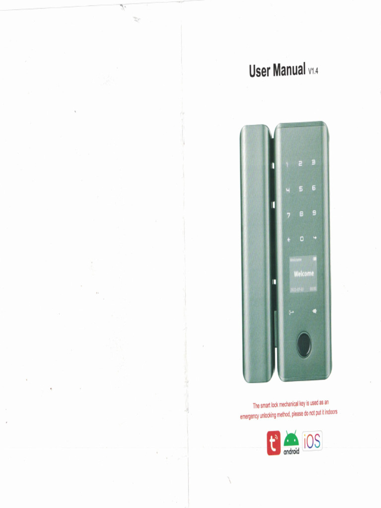 Tuya Smart Lock Manual | PDF