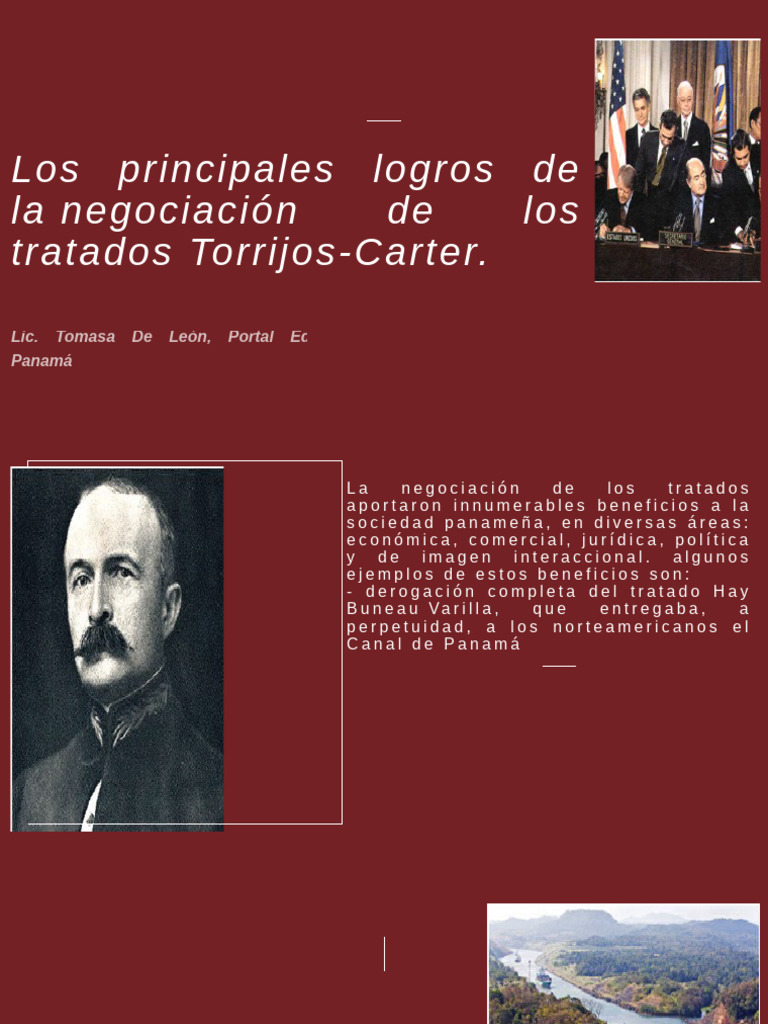 Logros de los Tratados Torrijos-Carter | PDF | Panamá