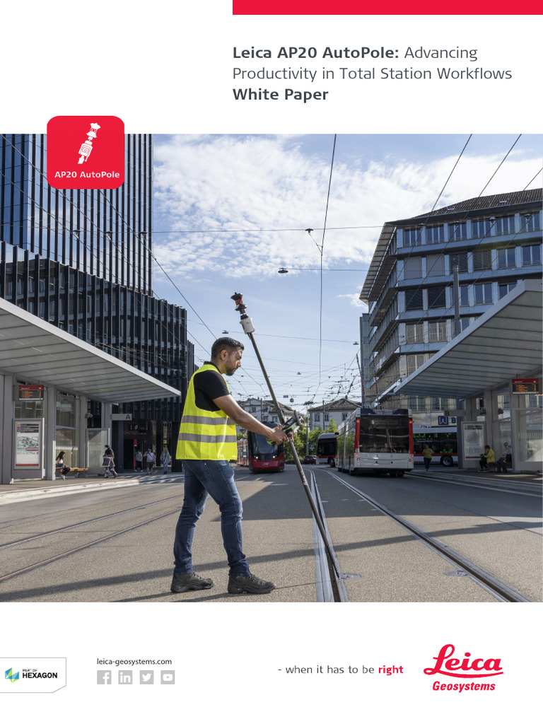 Leica AP20 AutoPole: Boosting Survey Efficiency | PDF | Inertial ...