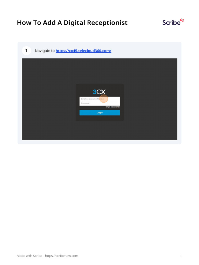How To Add A Digital Receptionist or IVR | PDF