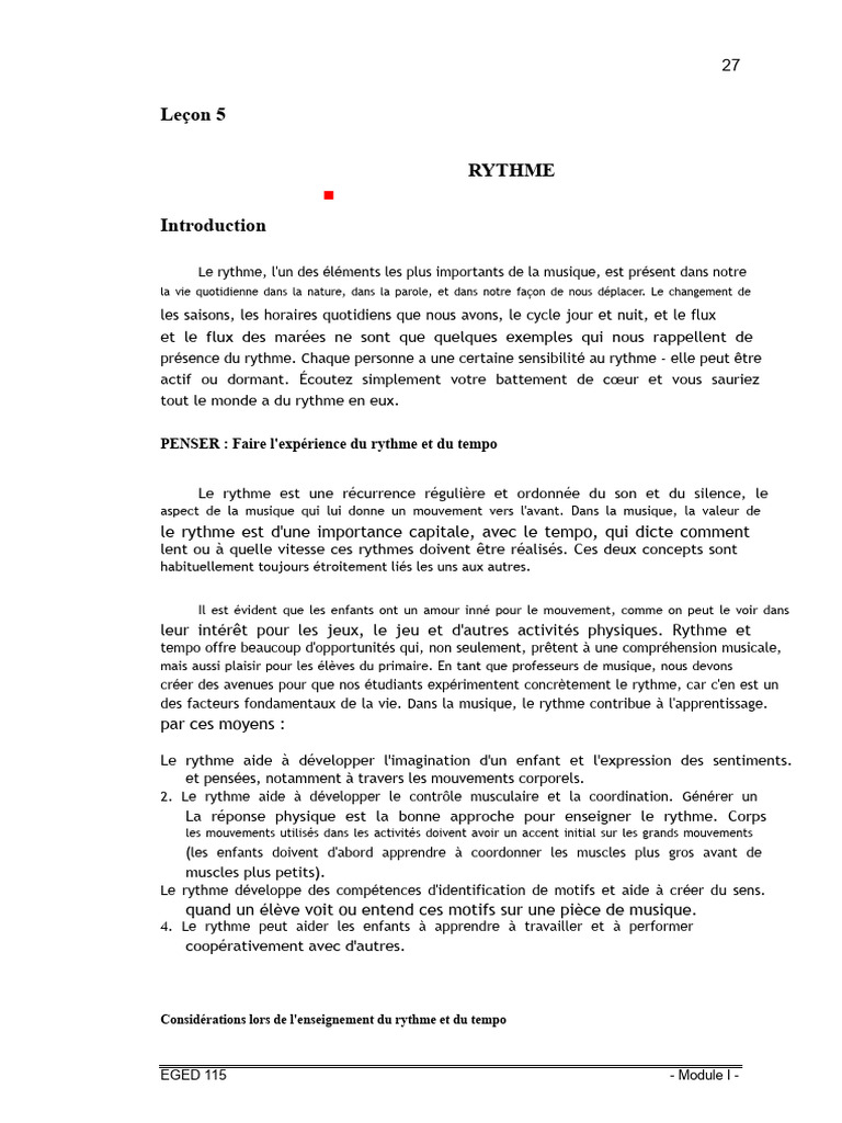 Comprendre le rythme en musique | PDF | Rythme | Tempo
