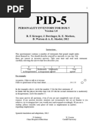 Screening PDQ-IV Codebook | PDF | Behavioural Sciences | Psychological ...