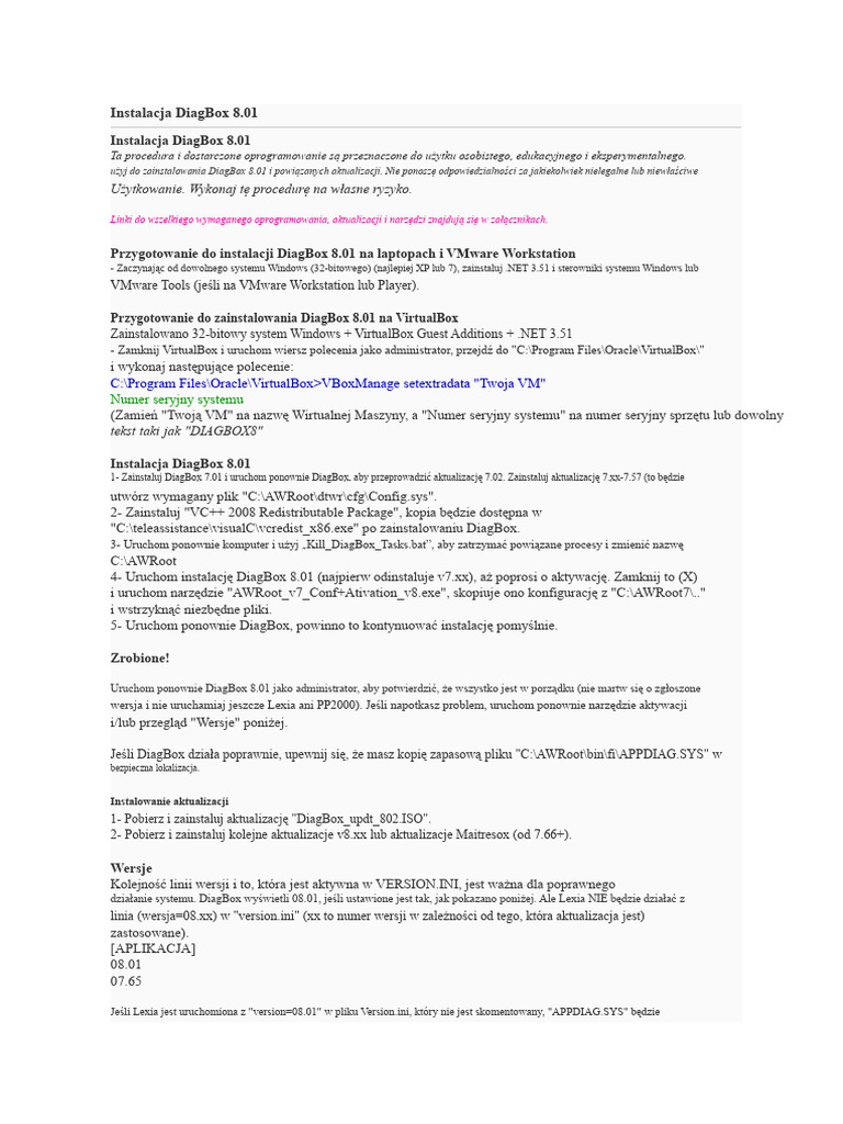 Tutorial Diagbox | PDF