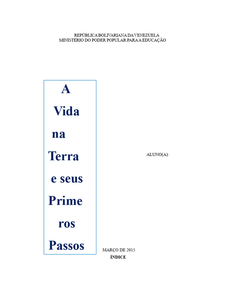 Origem da Vida: Hipóteses e Células | PDF | Vida | Célula (Biologia)
