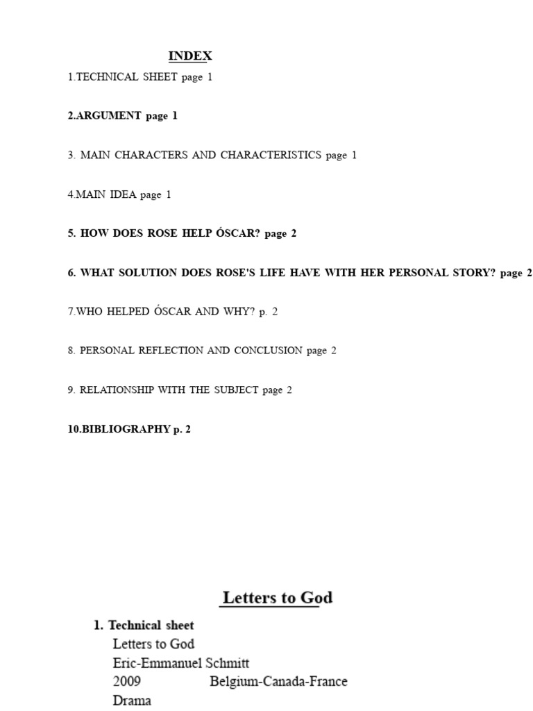 Work On The Movie Letters To God | PDF