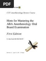 Anesthesia OSCE | PDF | Anesthesia | Health Care