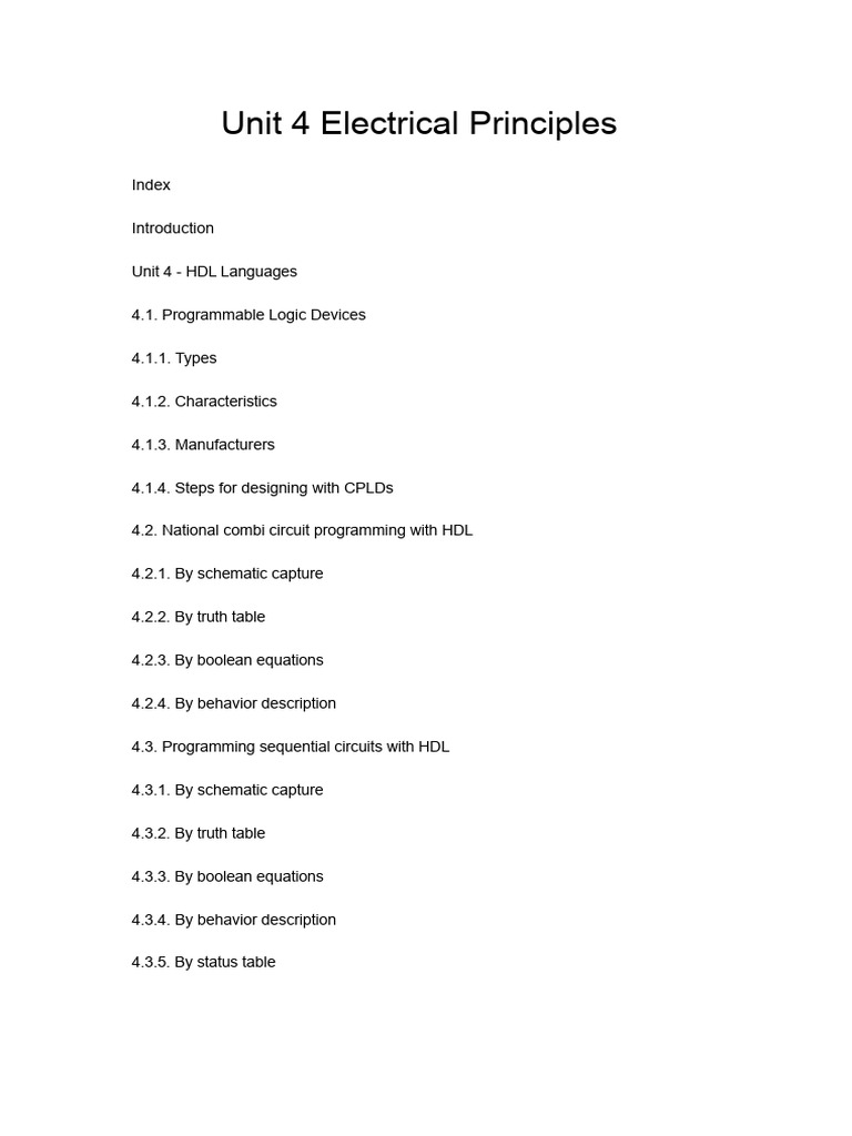 Unit 4 Electrical Principles | PDF | Read Only Memory | Computer Memory