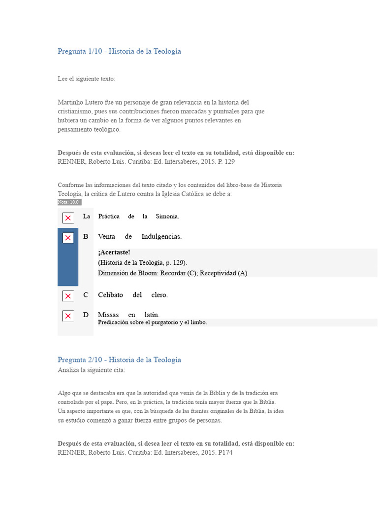 APOL - Historia De La Teología | PDF | Teología | Biblia