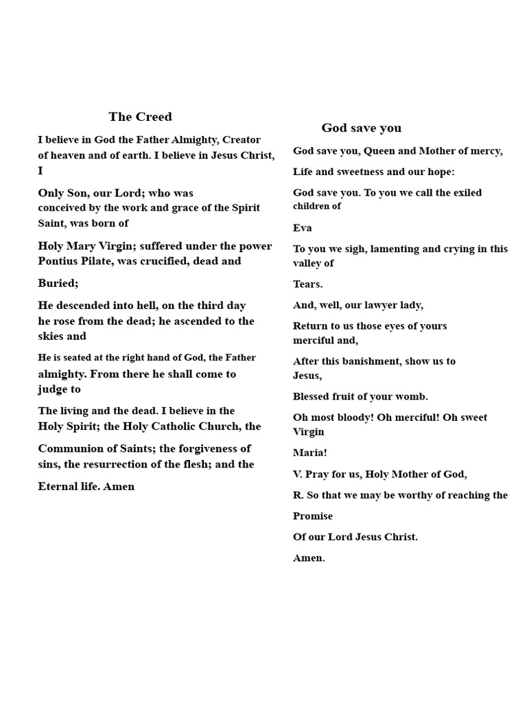 The Creed | PDF