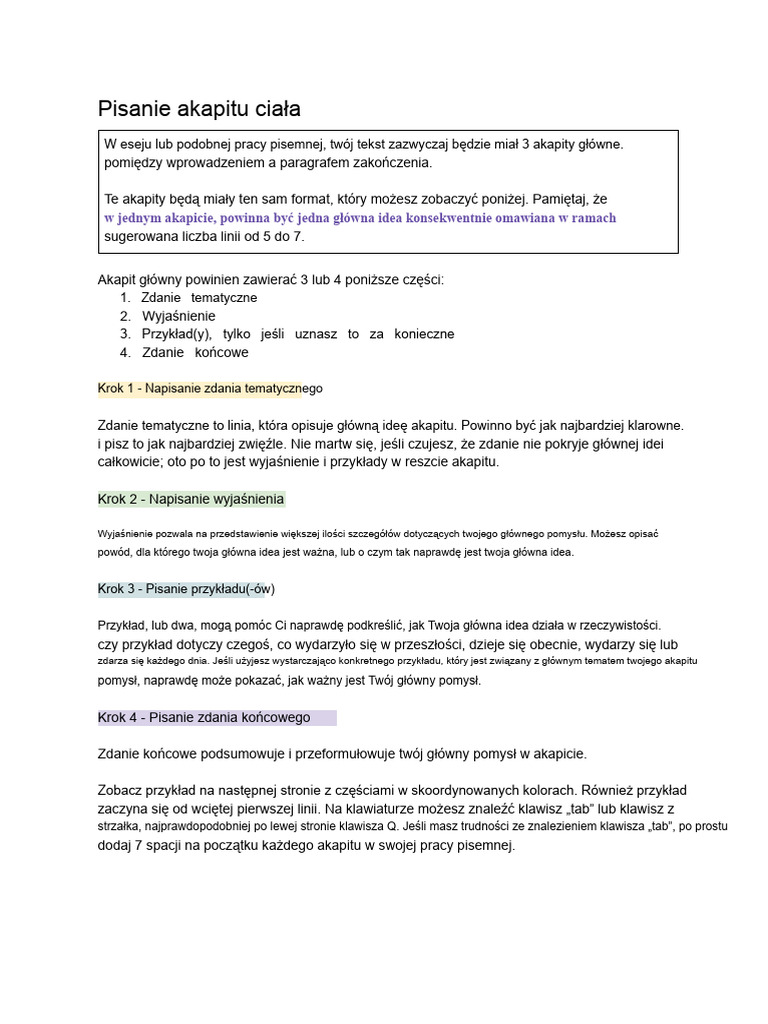Akapit Ciała | PDF