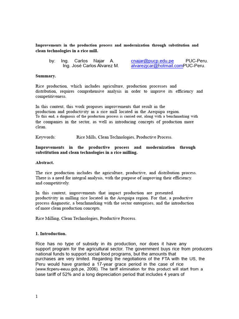 Rice Process Diagram | PDF | Life Cycle Assessment | Rice