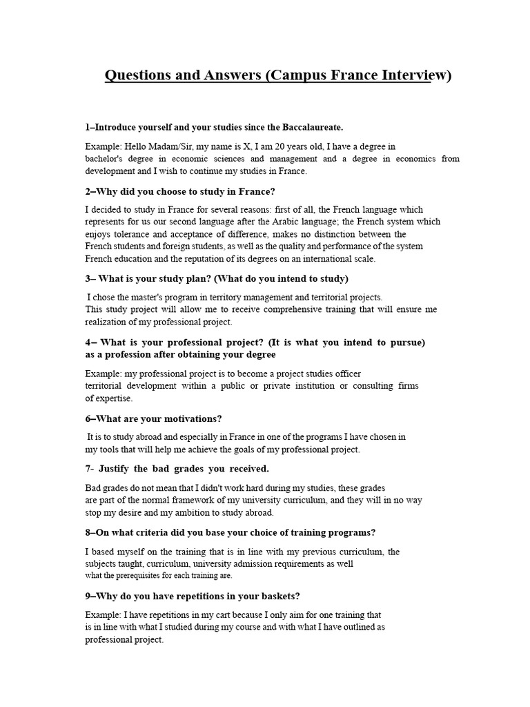 Interview Questions and Answers.pdf | PDF | Academic Degree | University