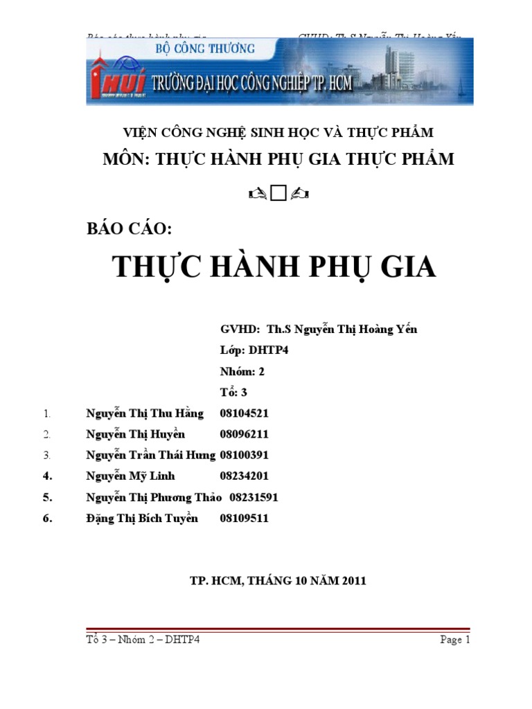 Báo Cáo TH C Hành PH Gia-T 3-Nhóm 2-DHTP4 | PDF