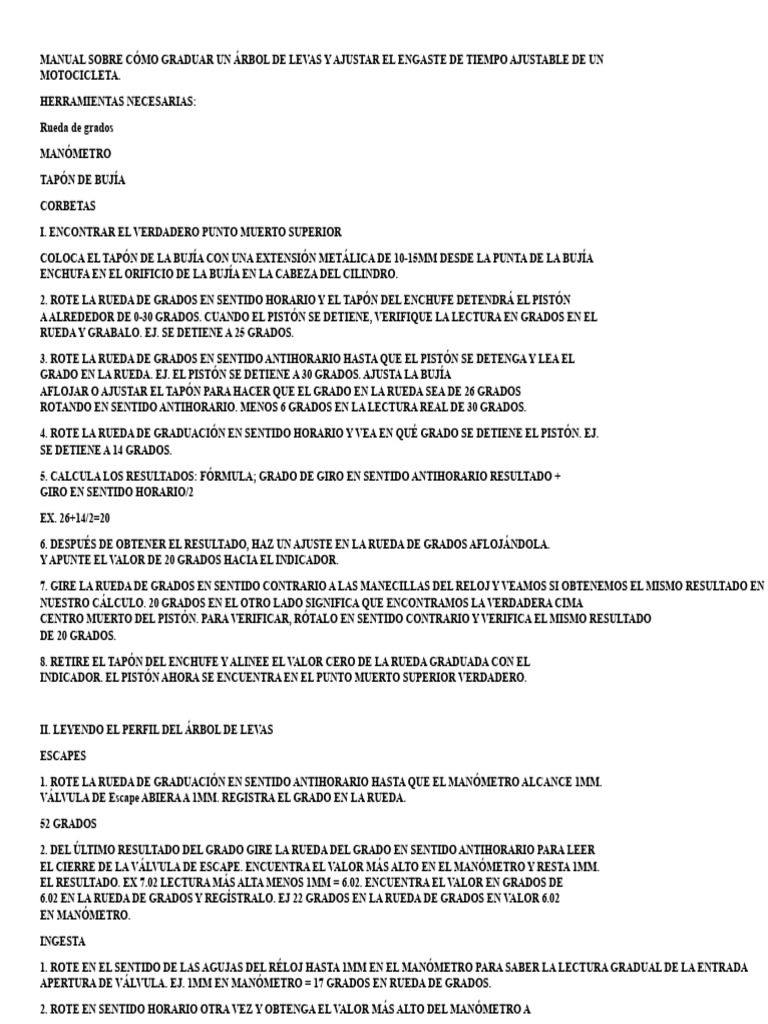 BASICIOS DEL RUEDA DE GRADOS | PDF | Pistón | Tecnología del motor
