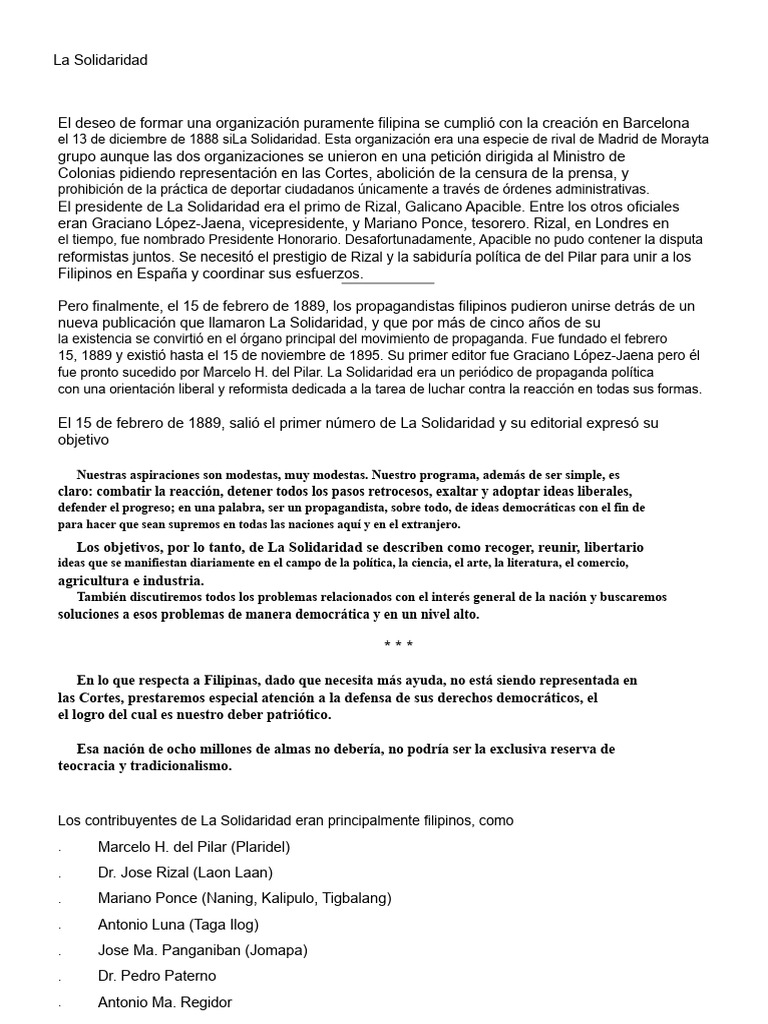 Solidarity | PDF