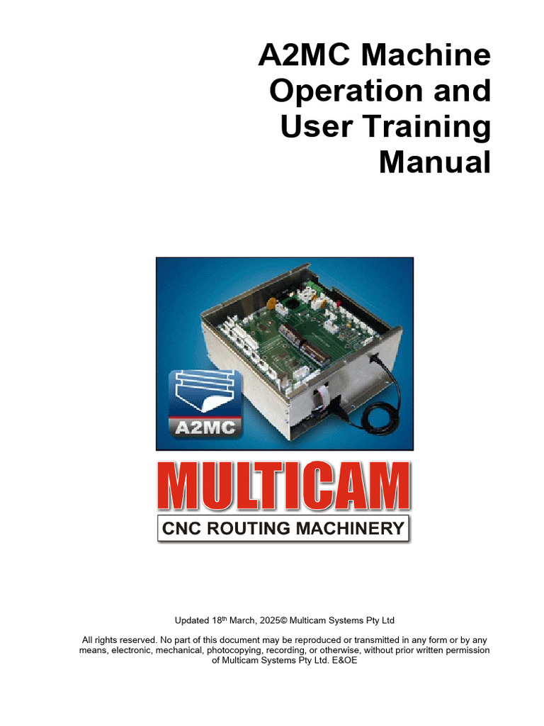 Multicam User Manual A2mc Controller | PDF | Noise