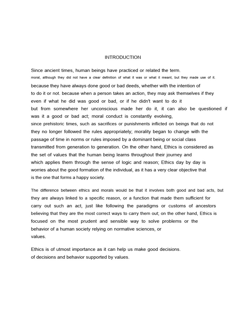 Ethics and Morality Work | PDF | Morality | Value (Ethics)